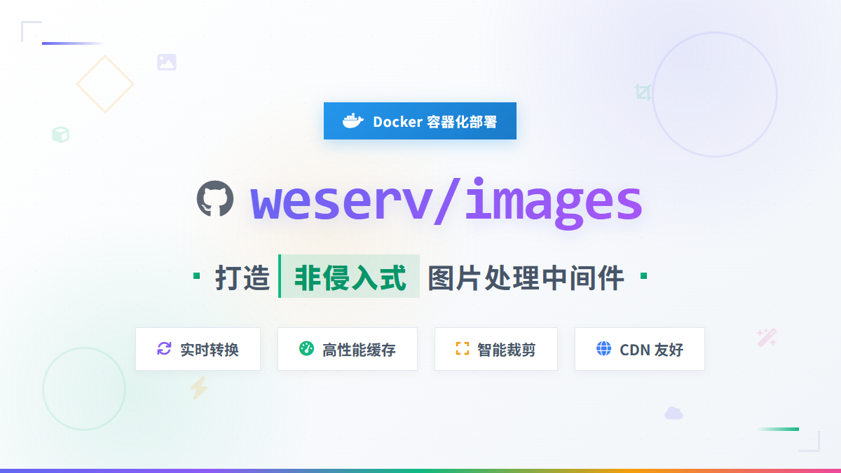 Docker 部署 weserv-images：打造非侵入式图片处理中间件 - 我这个咩博客